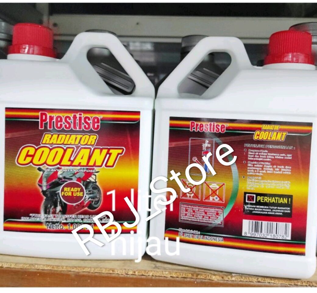 Air radiator air coolant merk Prestige 1000ml untuk motor dan mobil ...