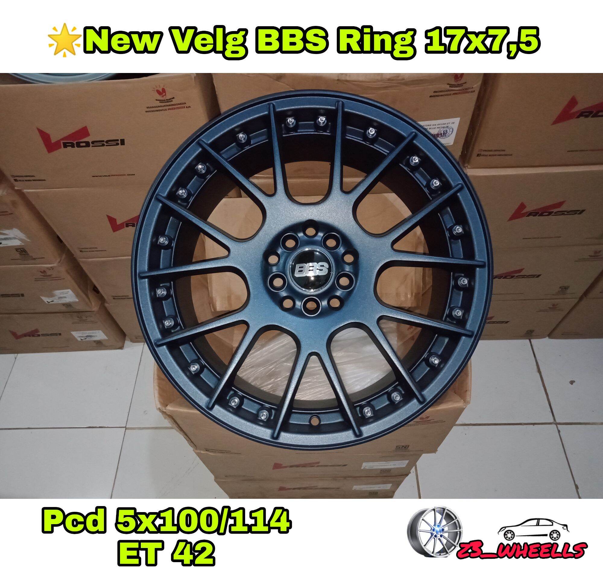 Velg Mobil Ring 17 BBS Pcd 5x100/114 Lebar 7,5 Et 42 Cocok Buat Mobil ...