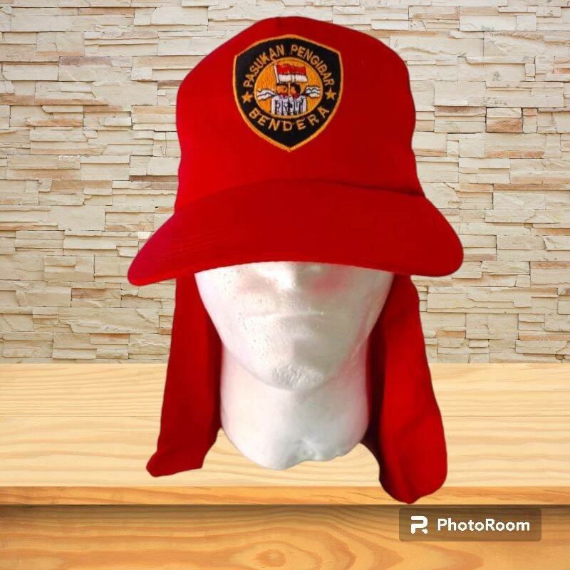Topi paskibra latihan topi logo | Lazada Indonesia