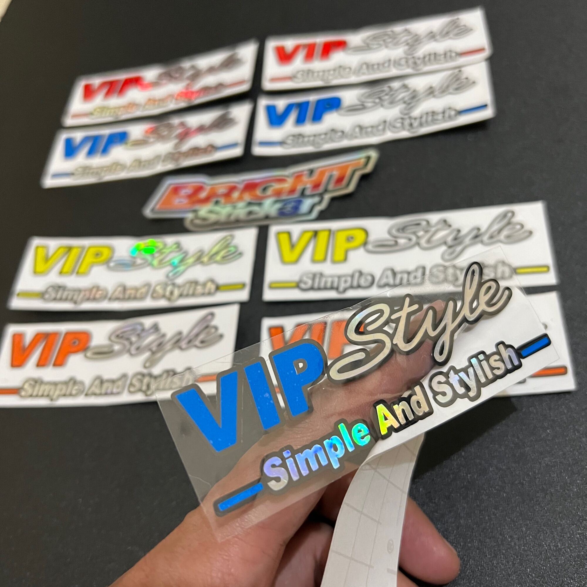 STICKER STIKER VIP STYLE SIMPLE AND STYLISH CUTTING | Lazada Indonesia