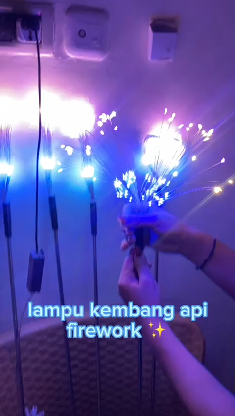 Lampu Kembang Api Led Isi 5 Dekorasi / Memperlucu Halaman Rumah , Cafe ...