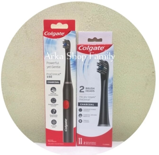 COLGATE Alat Sikat Gigi Elektrik ProClinical B150 + Kepala Refill 2s | Lazada Indonesia