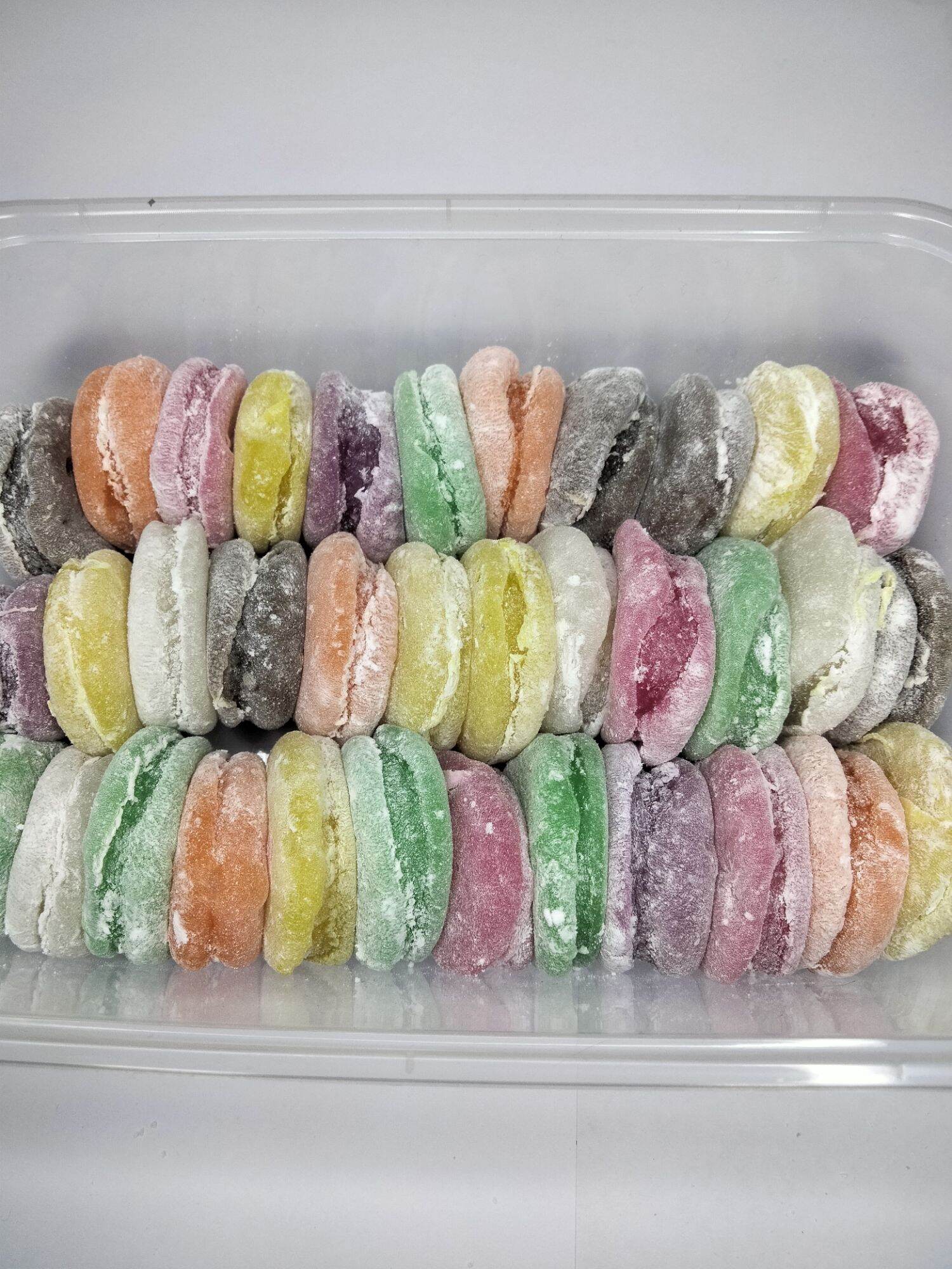 mochi bentuk baby Macaron isi 33 bulat ukuran sedang | Lazada Indonesia
