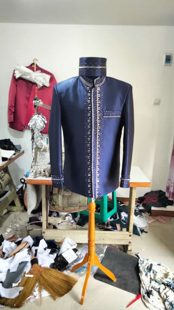 BAJU BESKAP BAPAK HAJAT BAPAK BESAN MODERN WOOL ELEGANT MODEL | Lazada ...