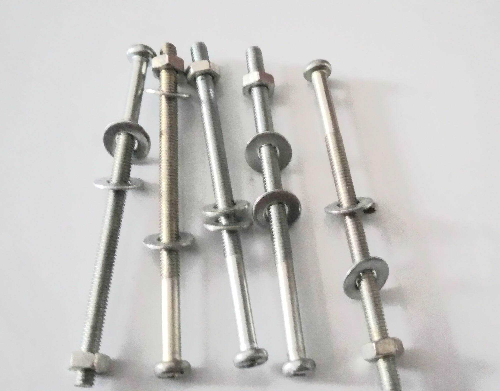 PAKET 5 SET MUR BAUT JP M4 X 70 SUDAH LENGKAP DENGAN RING 2 PCS PER SET ...