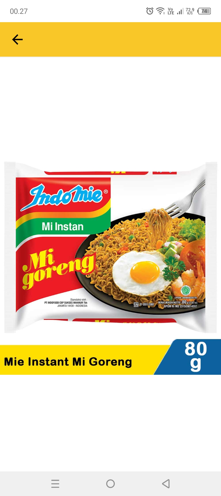Indomie goreng Plus Special 80g 1 karton | Lazada Indonesia