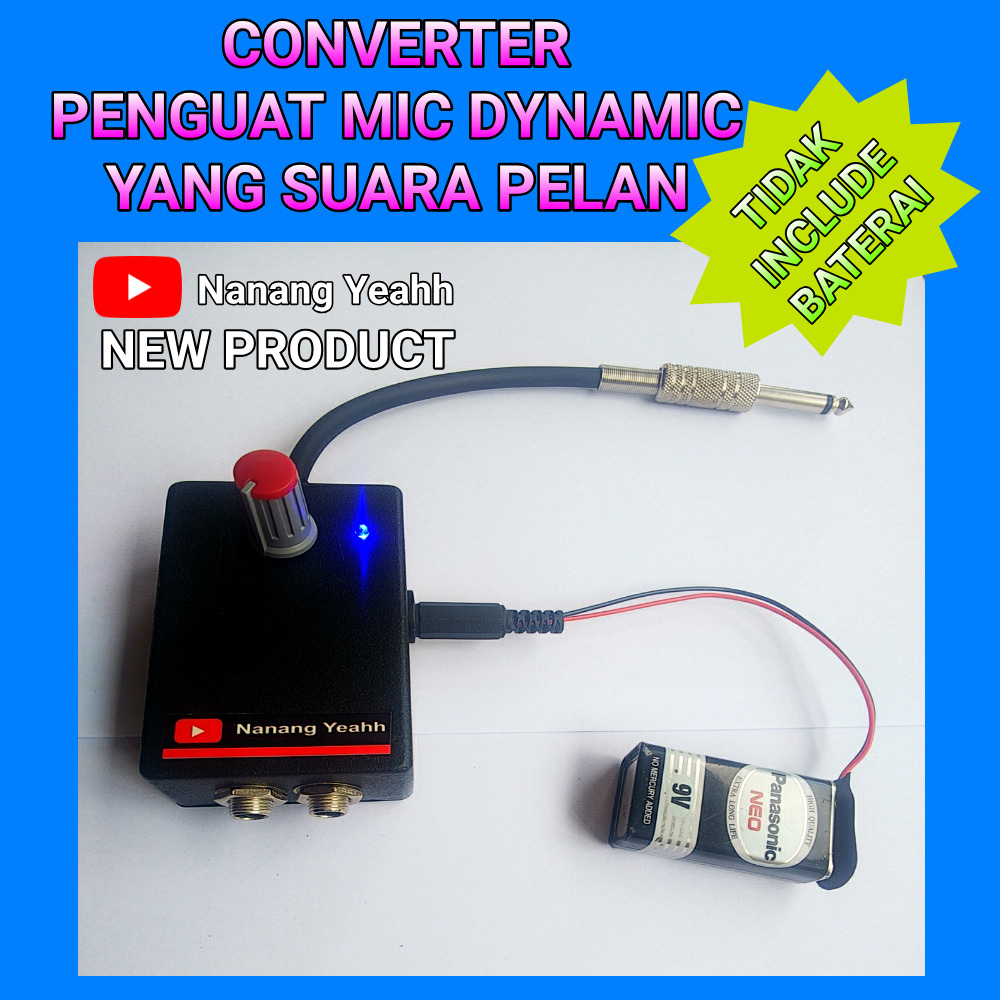 CONVERTER AKTIF PENGUAT MIC DYNAMIC YANG SUARA PELAN | Lazada Indonesia