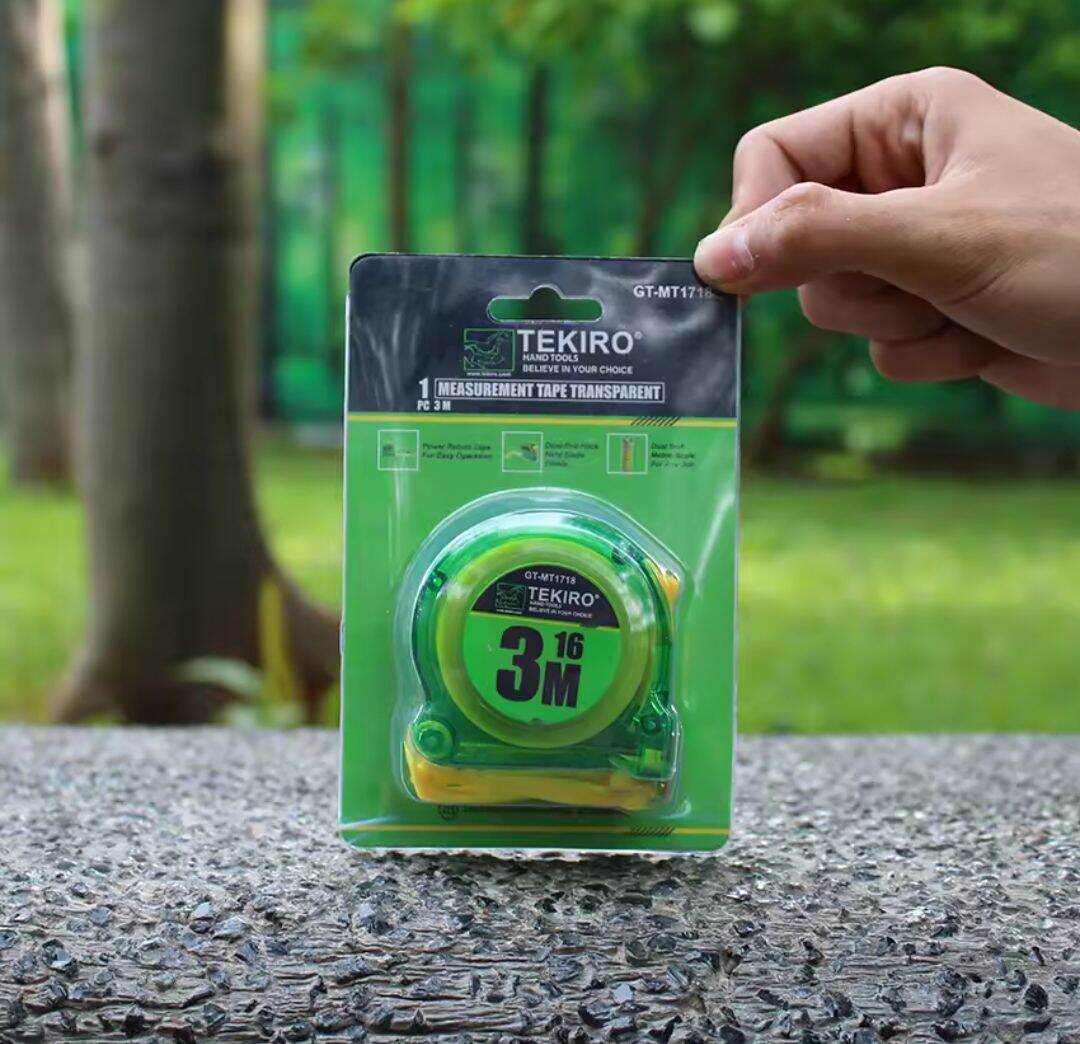 Meteran Transparan Ukuran 3M, 5M, 10M / Tape Measurement Tekiro | Lazada Indonesia