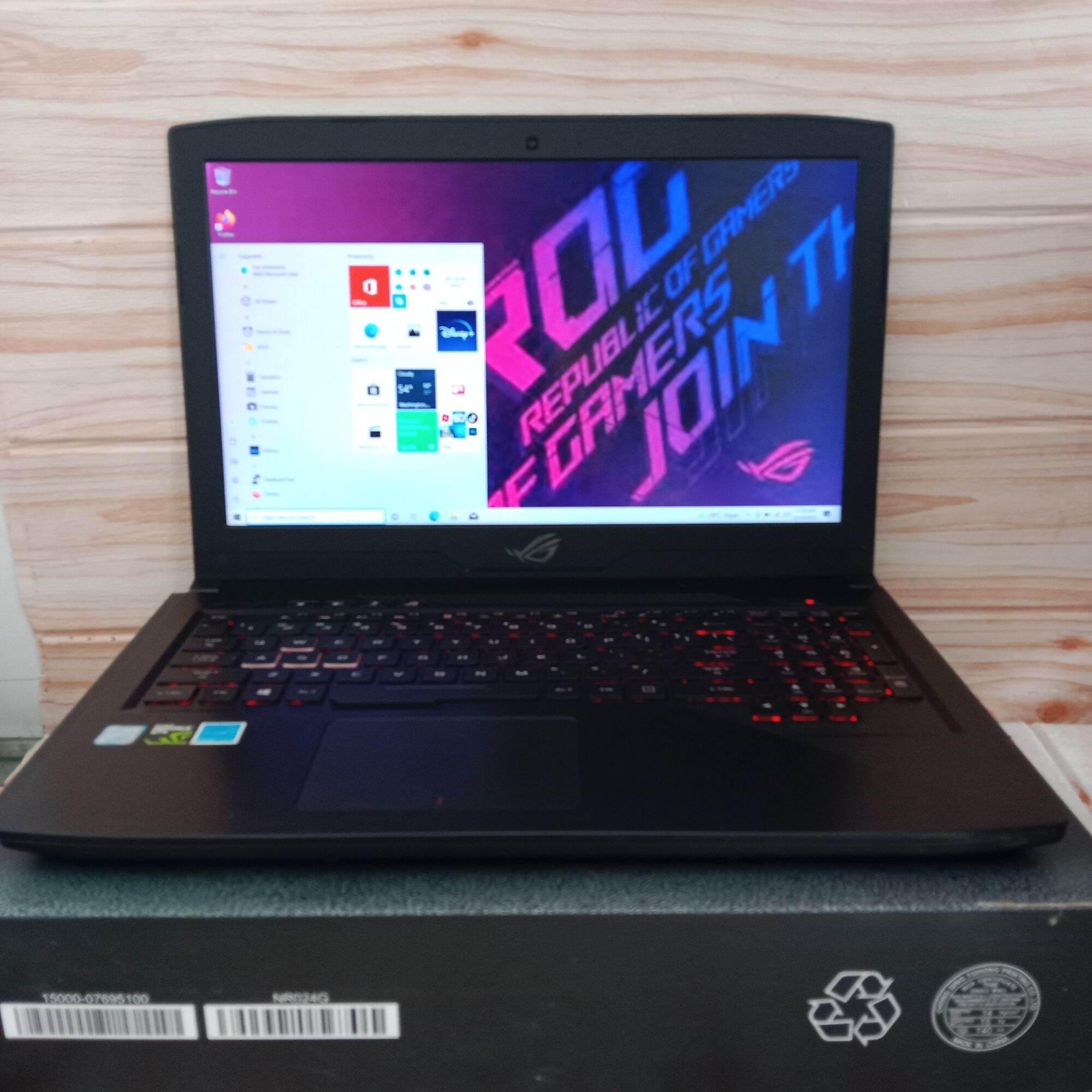 LAPTOP ASUS ROG STRIX GL503GE i7-8750H 16gb/512gb ssd second mulus full ...