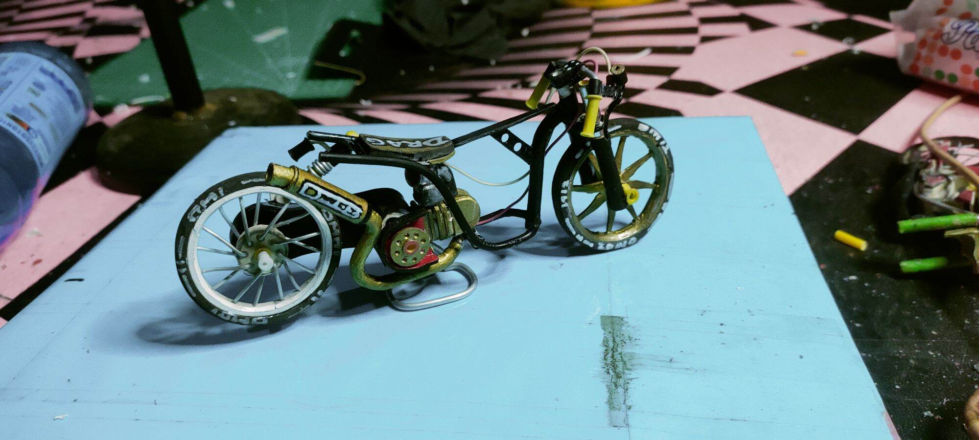 miniatur drag race matic | Lazada Indonesia