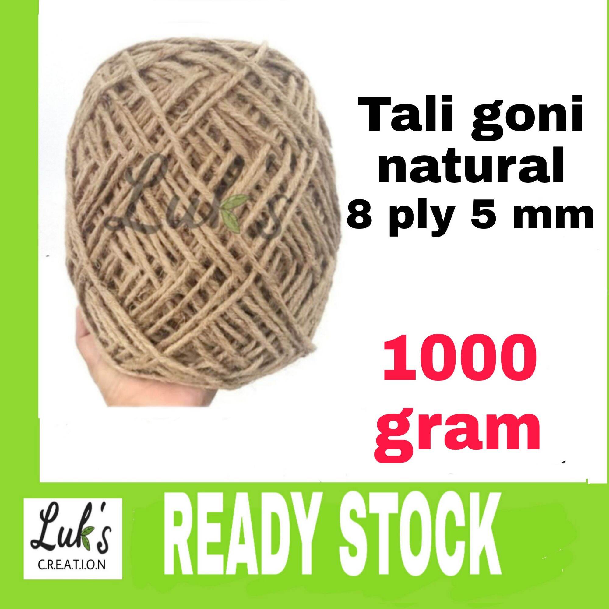 Tali goni 8 ply kiloan tebal 4 - 5 mm tali garukan kucing tali paper ...