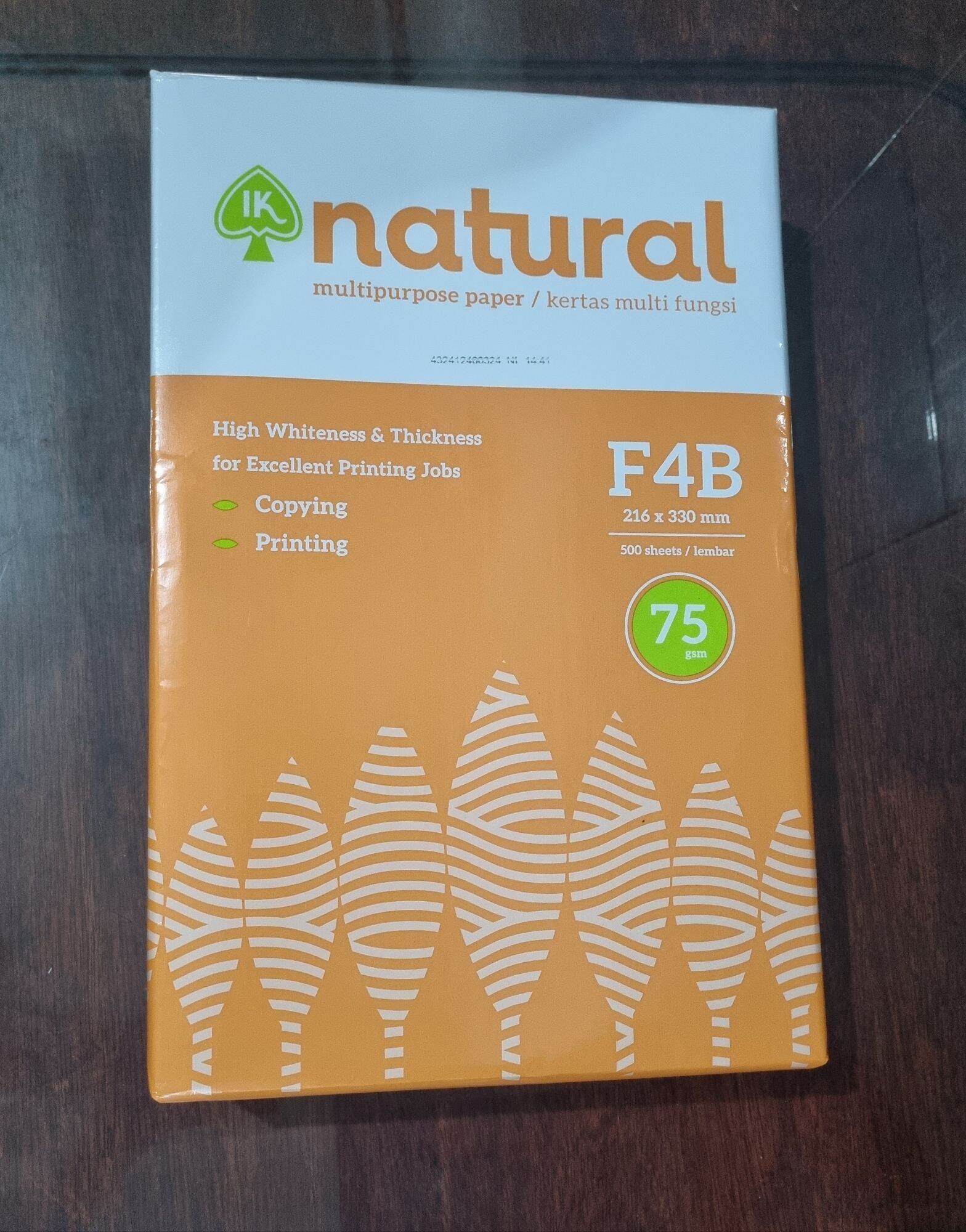 Kertas HVS Natural F4 75 gsm | Lazada Indonesia