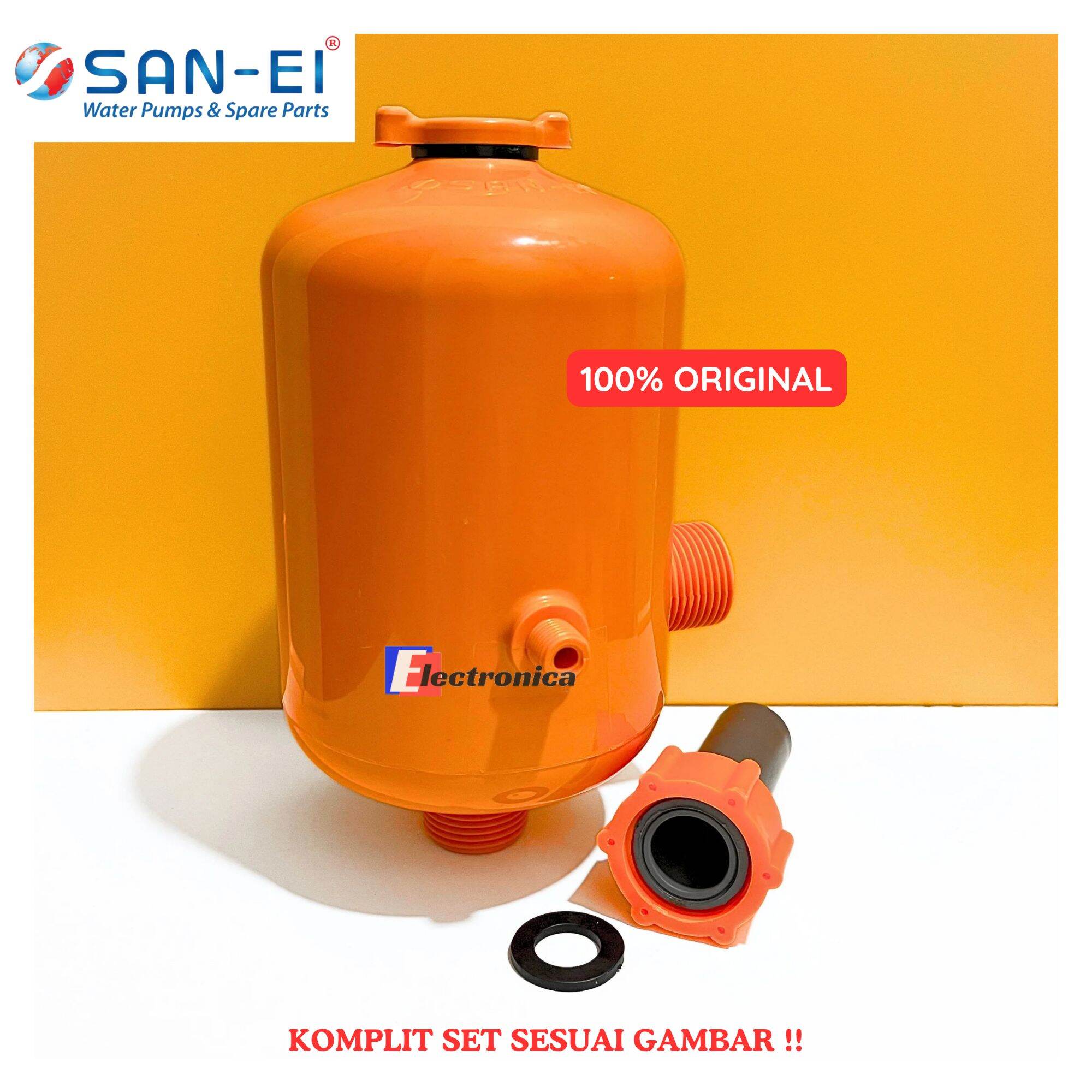 ORIGINAL TABUNG POMPA AIR FIBER SAN-EI / TANGKI OTOMATIS / TABUNG FIBER ...