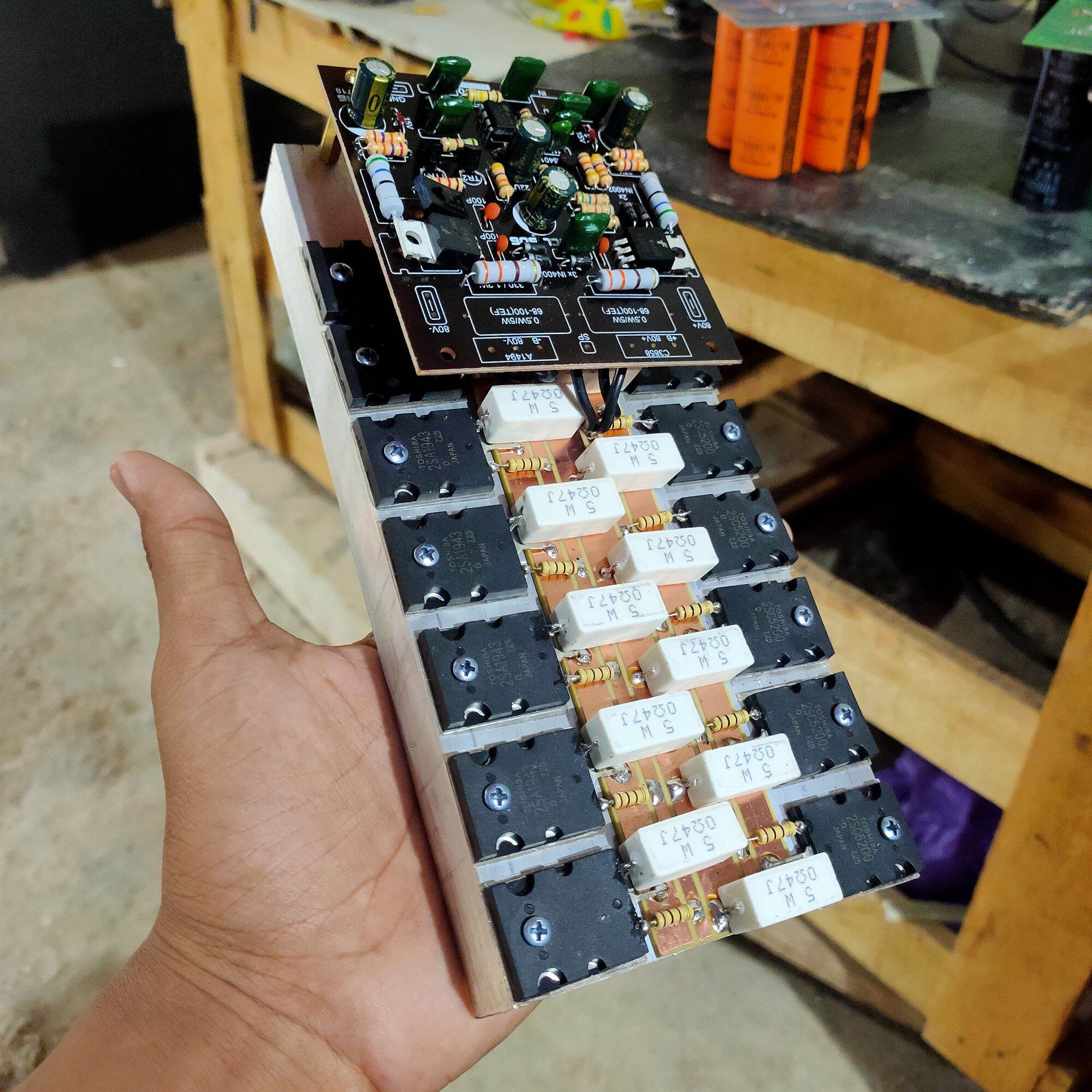 KIT POWER AMPLIFIER SOCL 506 PLUS FINAL SIAP PAKAI toshiba bisa buat ...
