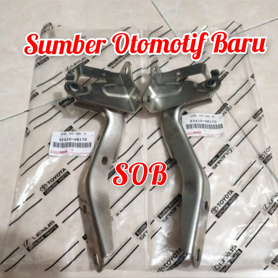 Engsel Kap Mesin Hinge Assy Hood Toyota Innova Reborn Original 1 Set ...