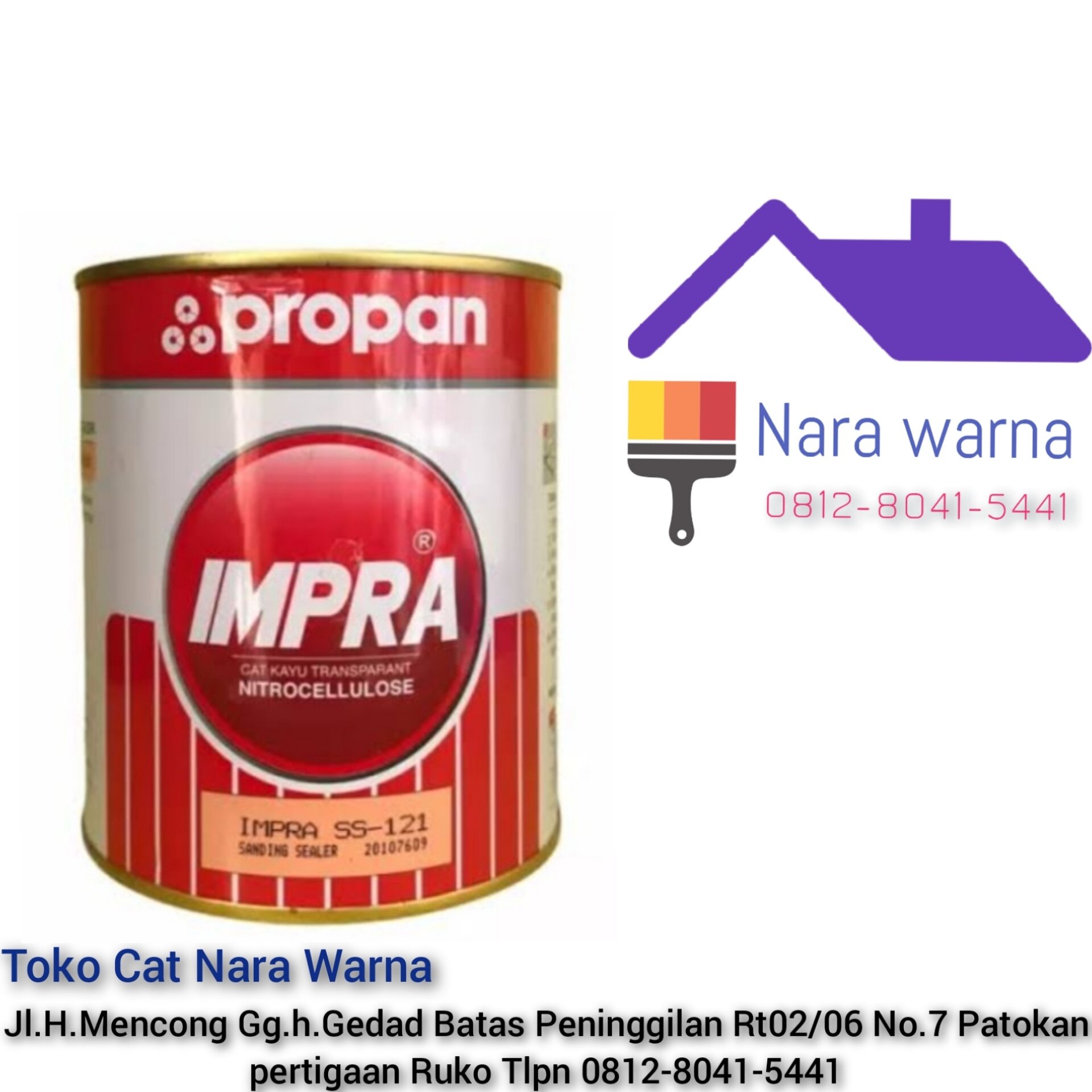 Propan Impra Melamine 1Komponen Tanpa Hardener 1 Liter | Lazada Indonesia