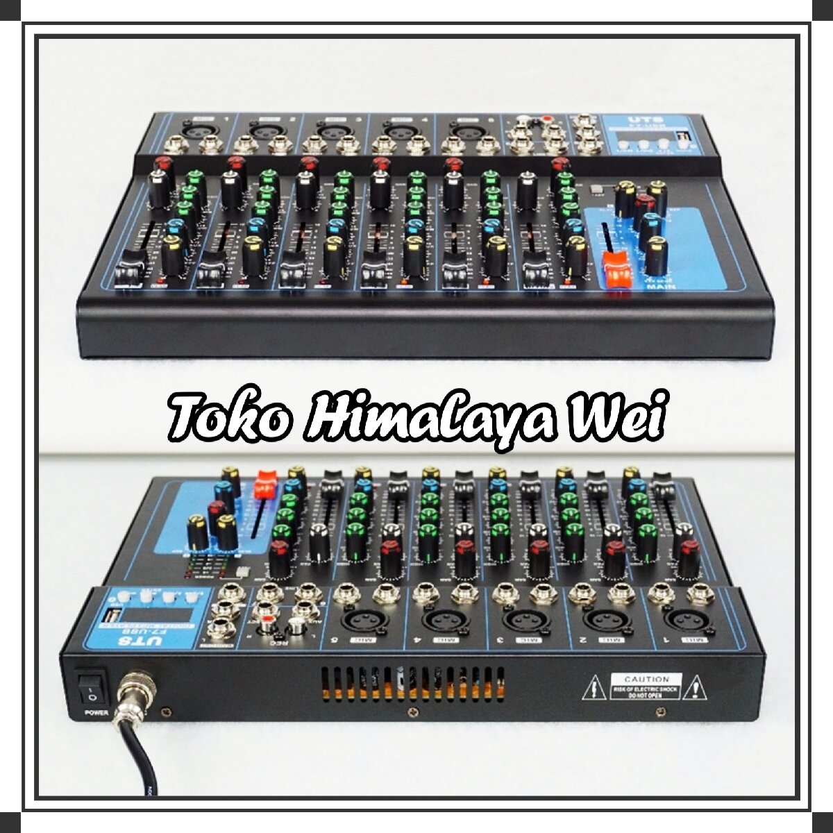 Mixer Audio UTS F7 - USB / Professional Mixing 7 Channel - Mixer Audio ...