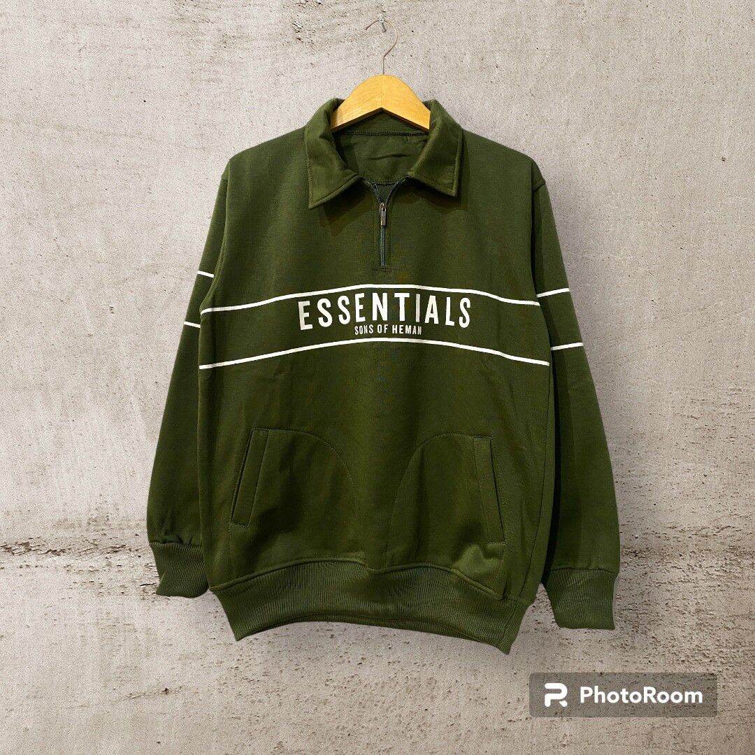 JAKET TURTLENECK SWEATER KERAH TINGGI// SWEATER COTTON FLEECE PREMIUM ...