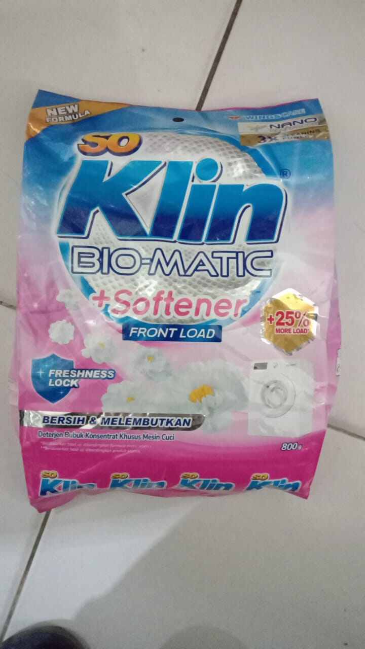 Soklin Bio Matic Front Load Detergen 800gr | Lazada Indonesia