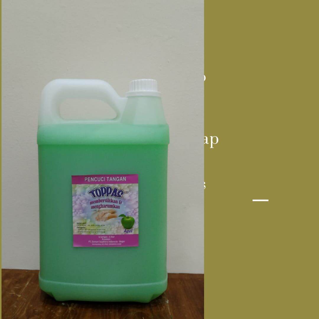 Toppas 5 Liter Handsoap Hand soap Sabun Cuci Tangan Cucitangan Wangi ...