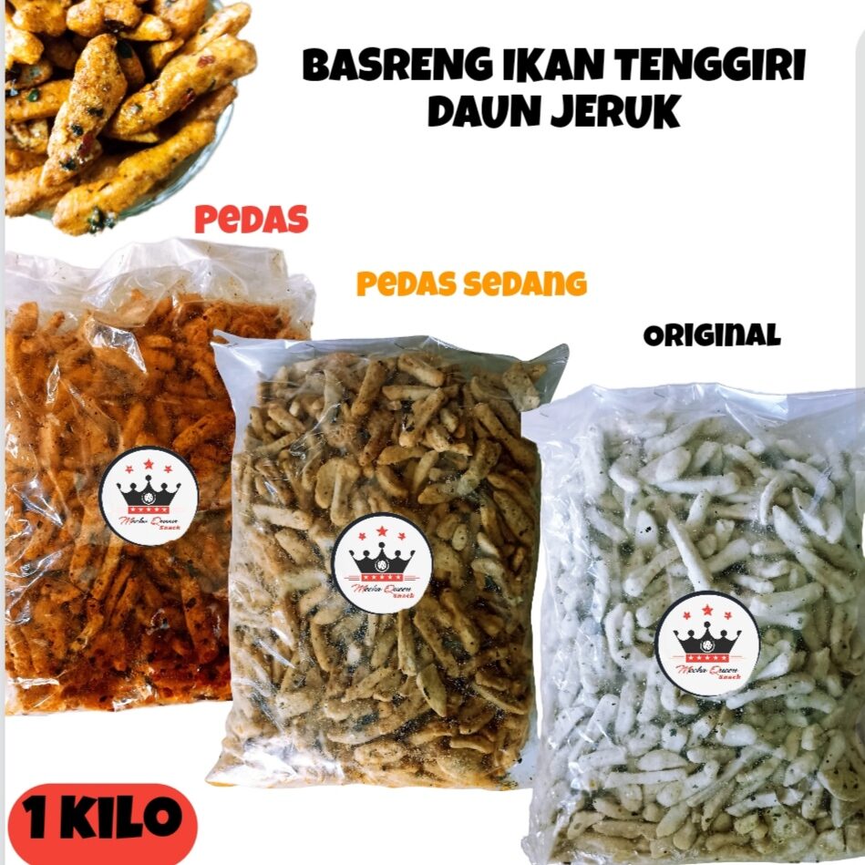 BASRENG PEDAS DAUN JERUK 1 KG / SNACK MAKANAN RINGAN BASRENG DAUN JERUK ...