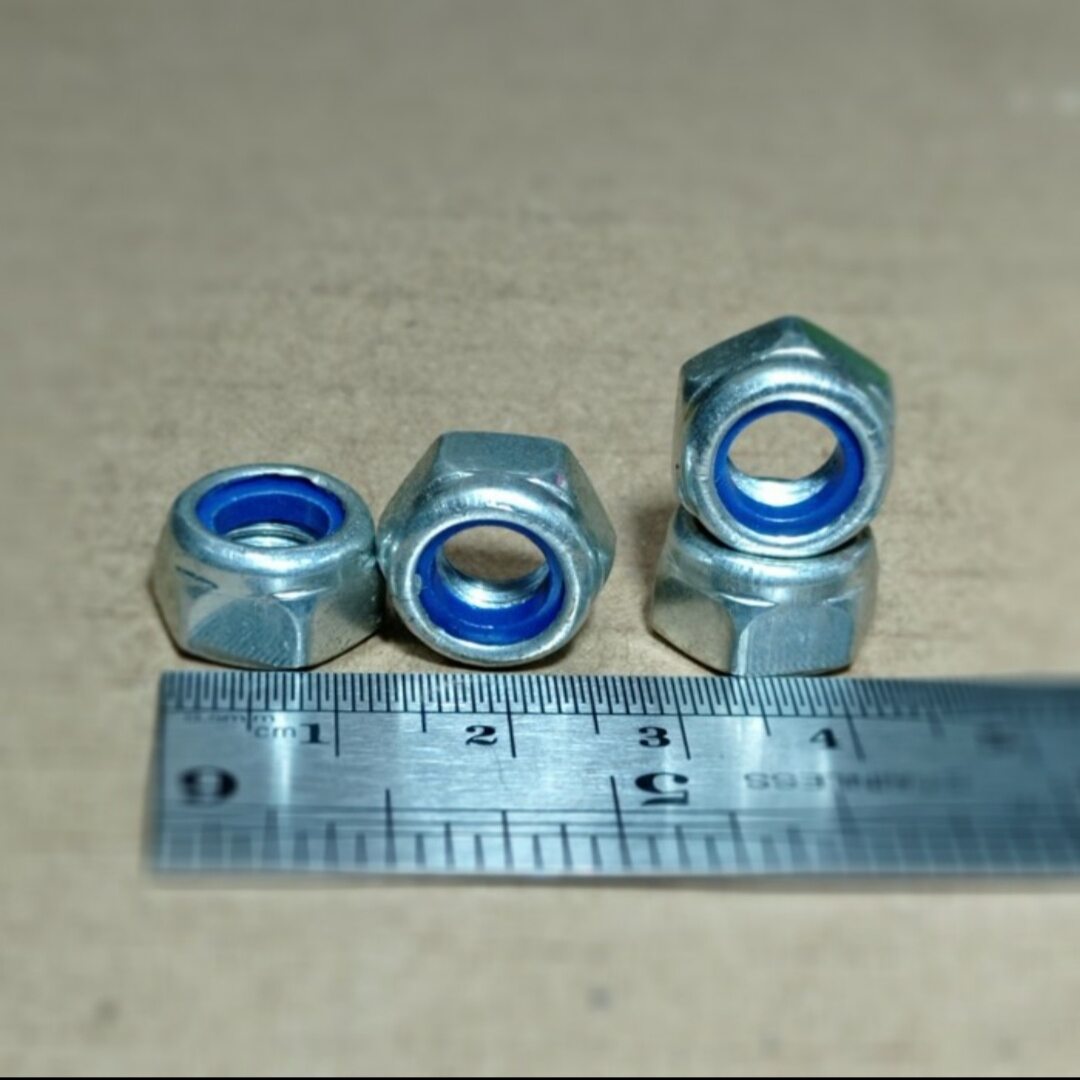 MUR NYLON M8 LOCK NUT PUTIH GALVANIS KUNCI 13. | Lazada Indonesia