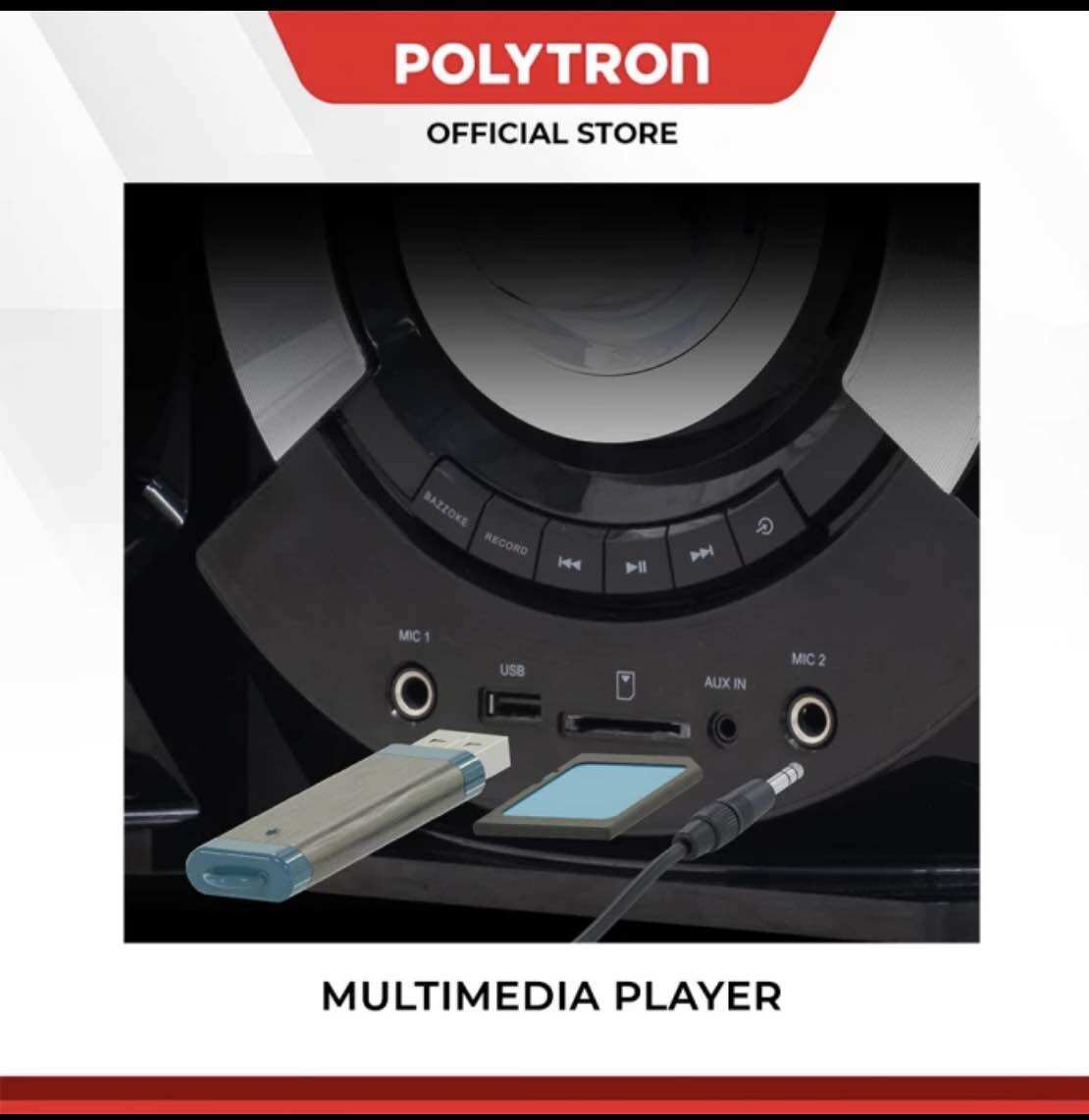 Polytron Speaker Bluetooth PMA 9527 Karoke | Lazada Indonesia