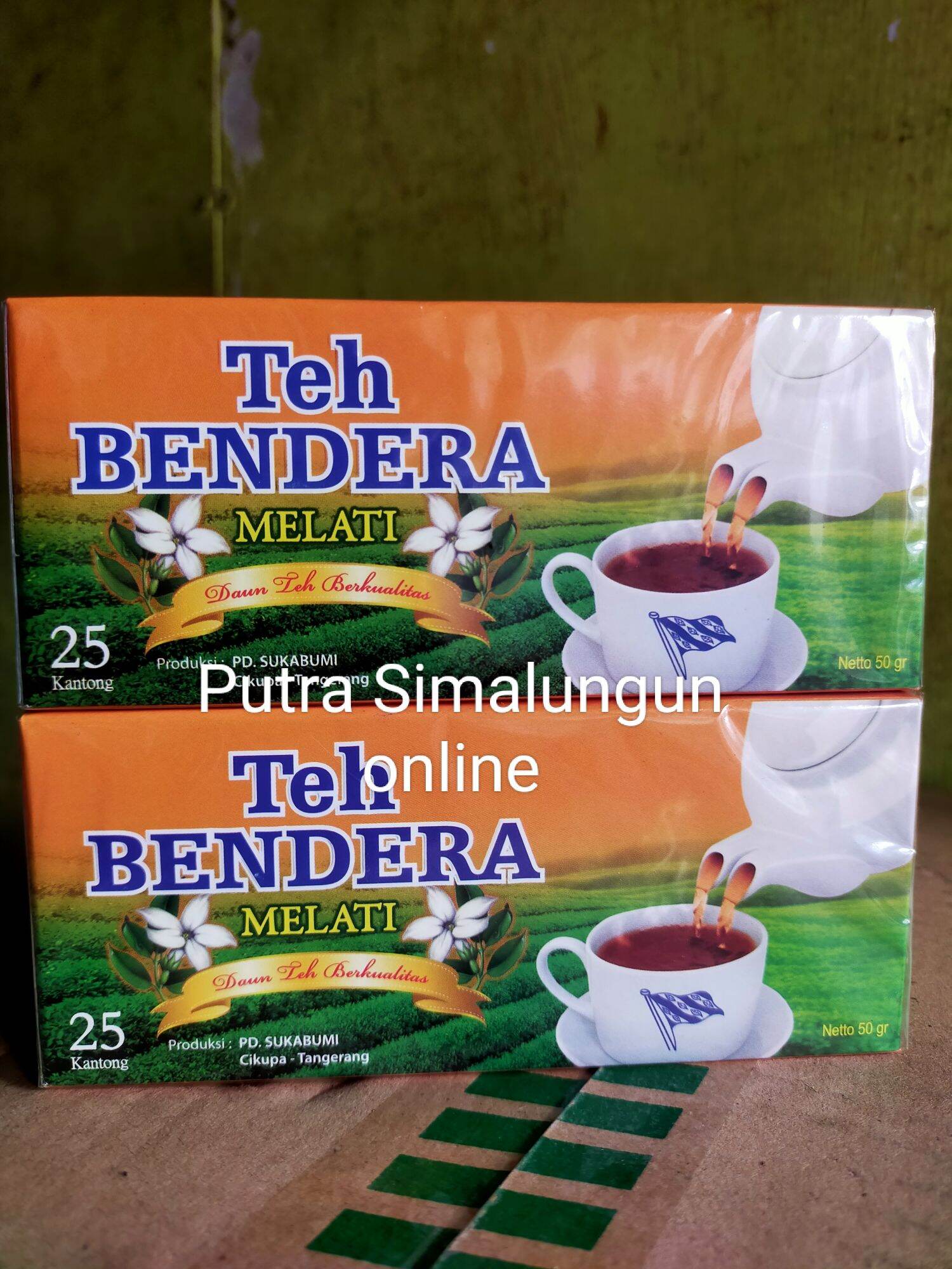 Teh Bendera Melati Celup 1 kotak isi 25 kantong | Lazada Indonesia