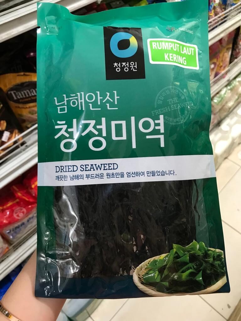 Dried Seaweed /Rumput Laut Kering /Daesang Miyeok Chung Jung One ...