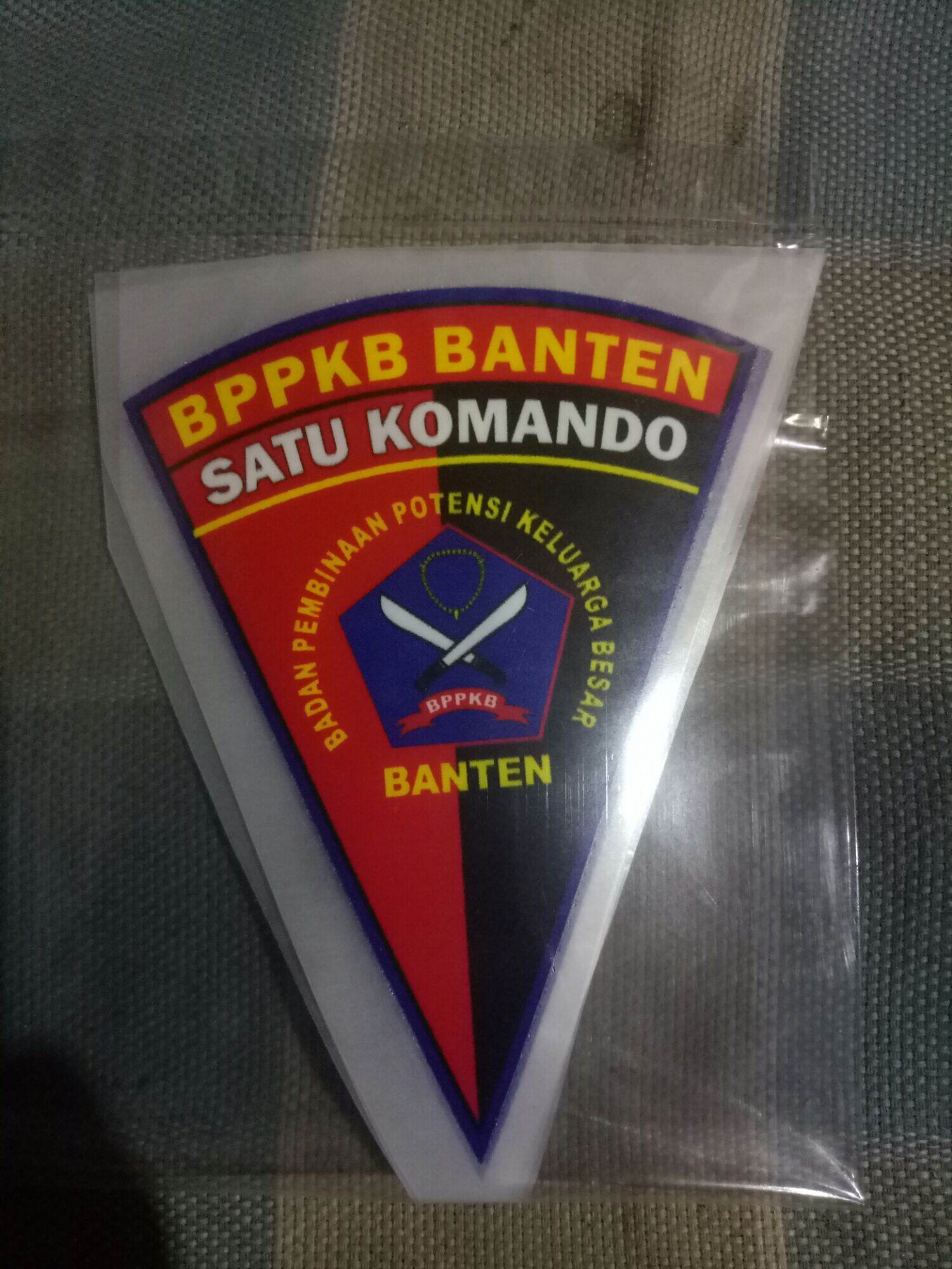 stiker sablon kaos logo bppkb banten 1 komando isi 3 pcs | Lazada Indonesia