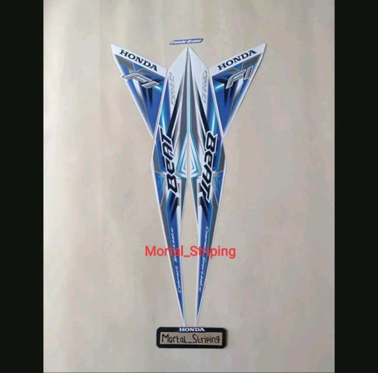 Jual Striping Beat Fi Warna Biru Putih Terbaru - Jun 2024 | Lazada