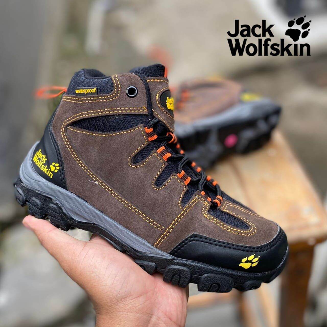 Sepatu Outdoor waterproof anti air sepatu Gunung Anak anti air sepatu ...