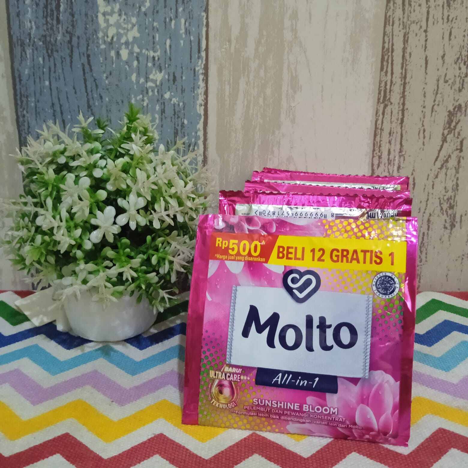 Molto All in one sunshine bloom sachet renceng isi 12 harga murah ...