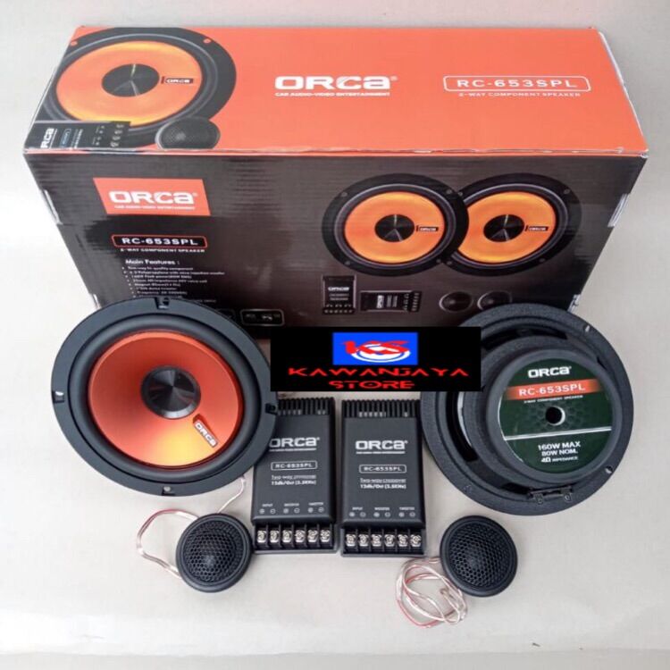 Speaker Split ORCA RC-653 SPL 6,5 Inch Split 2 Way | Lazada Indonesia