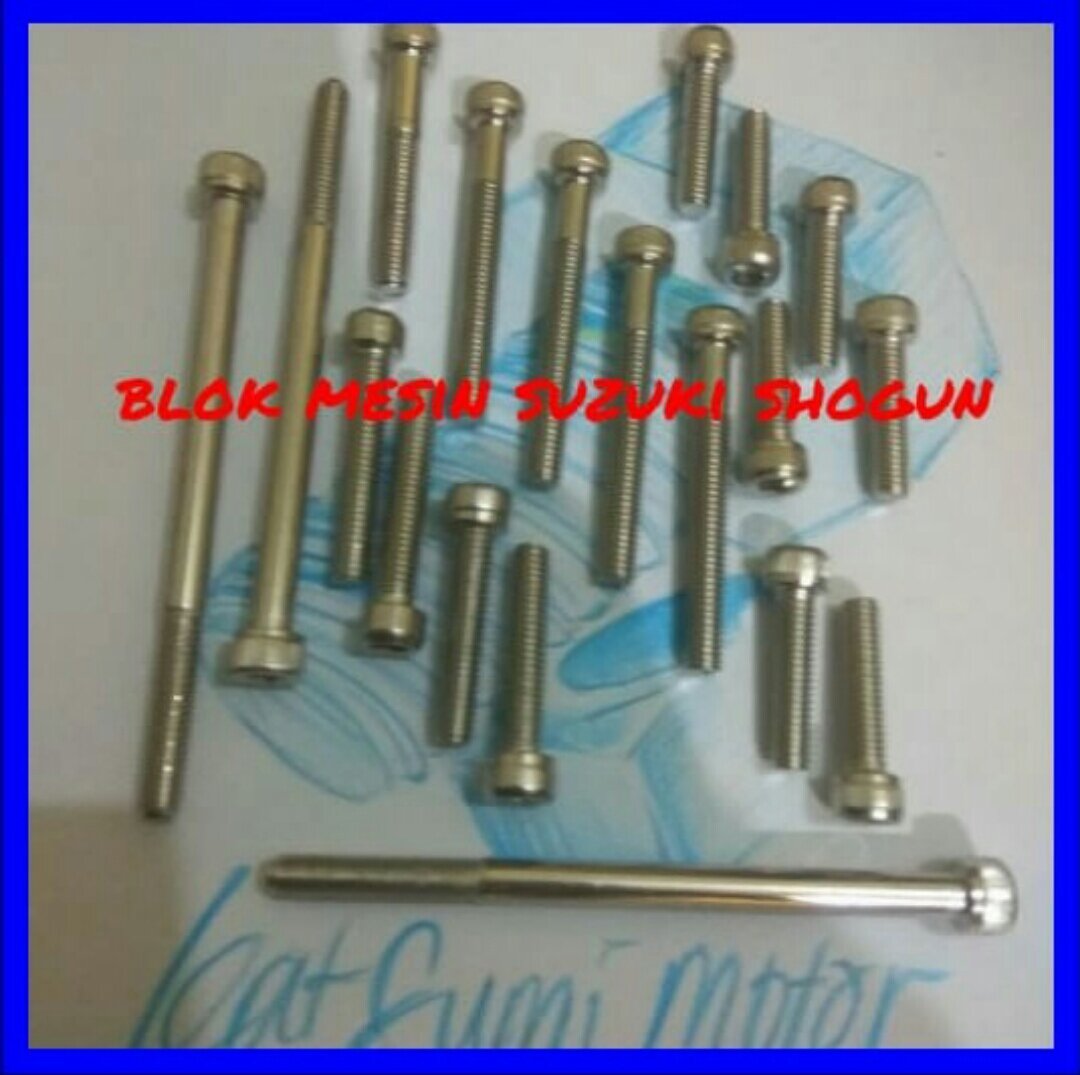 baut blok mesin motor suzuki shogun | Lazada Indonesia