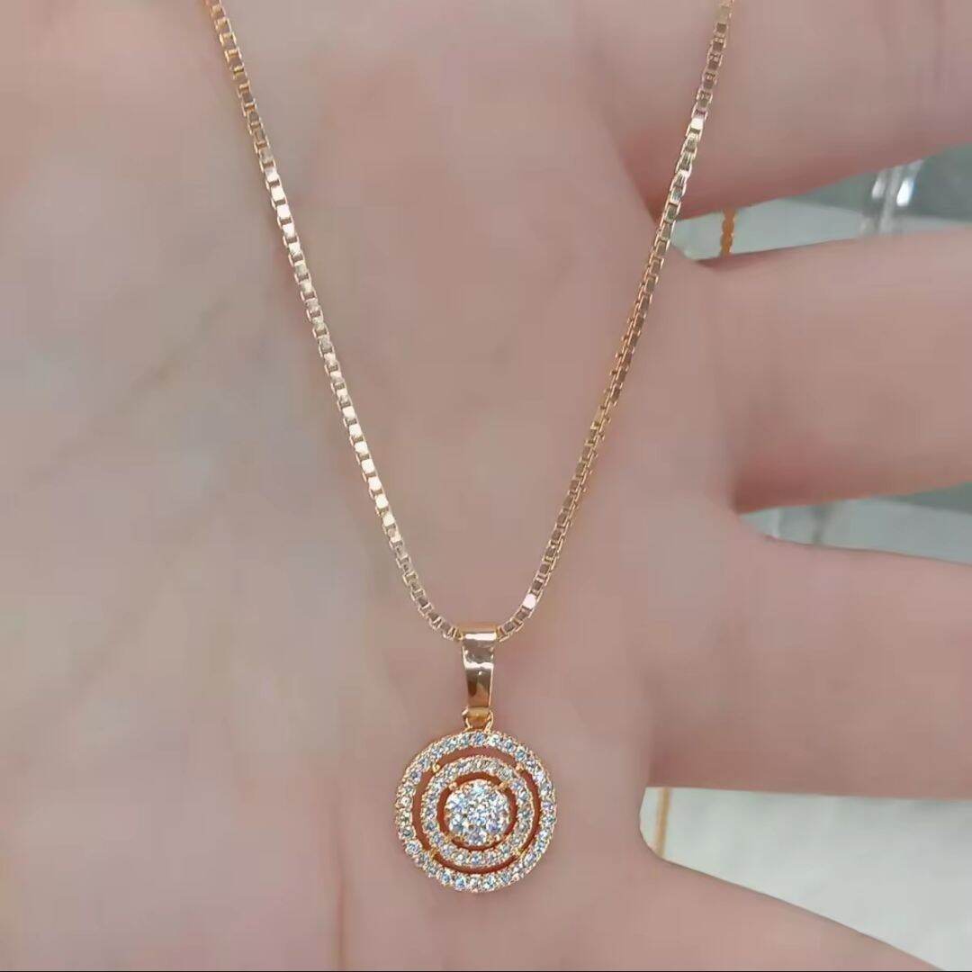 KOREAN GIRL!!! Kalung Itali Liontin Permata Solitaire Korean Girl ...