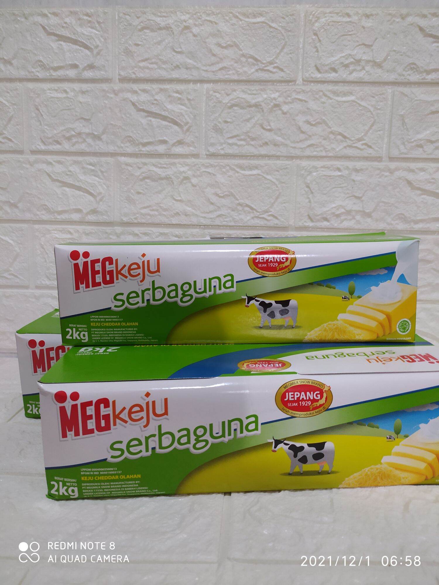 Meg Keju Serbaguna 2kg | Meg Cheddar 2kg | Lazada Indonesia