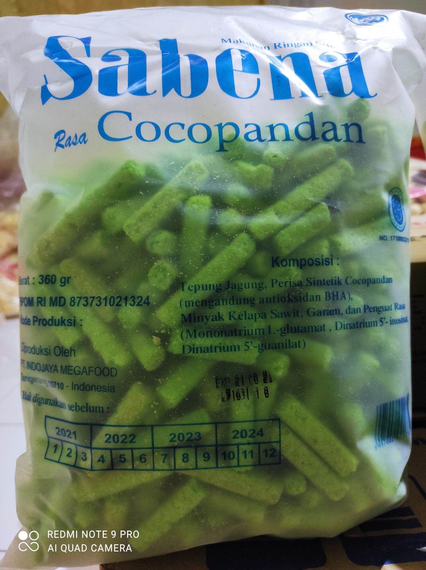 Sabena stick/sabena jumbo 360g rasa jagung keju balado sapi panggang ...