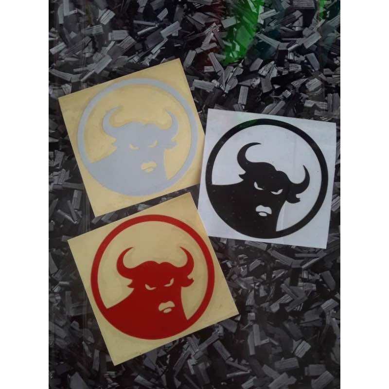 sticker cutting pdi perjuangan banteng nih bos helm motor stiker cuting ...