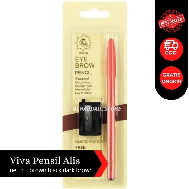 100% Original Pencil Alis VIVA Queen Limited Edition 60th Viva | Lazada ...