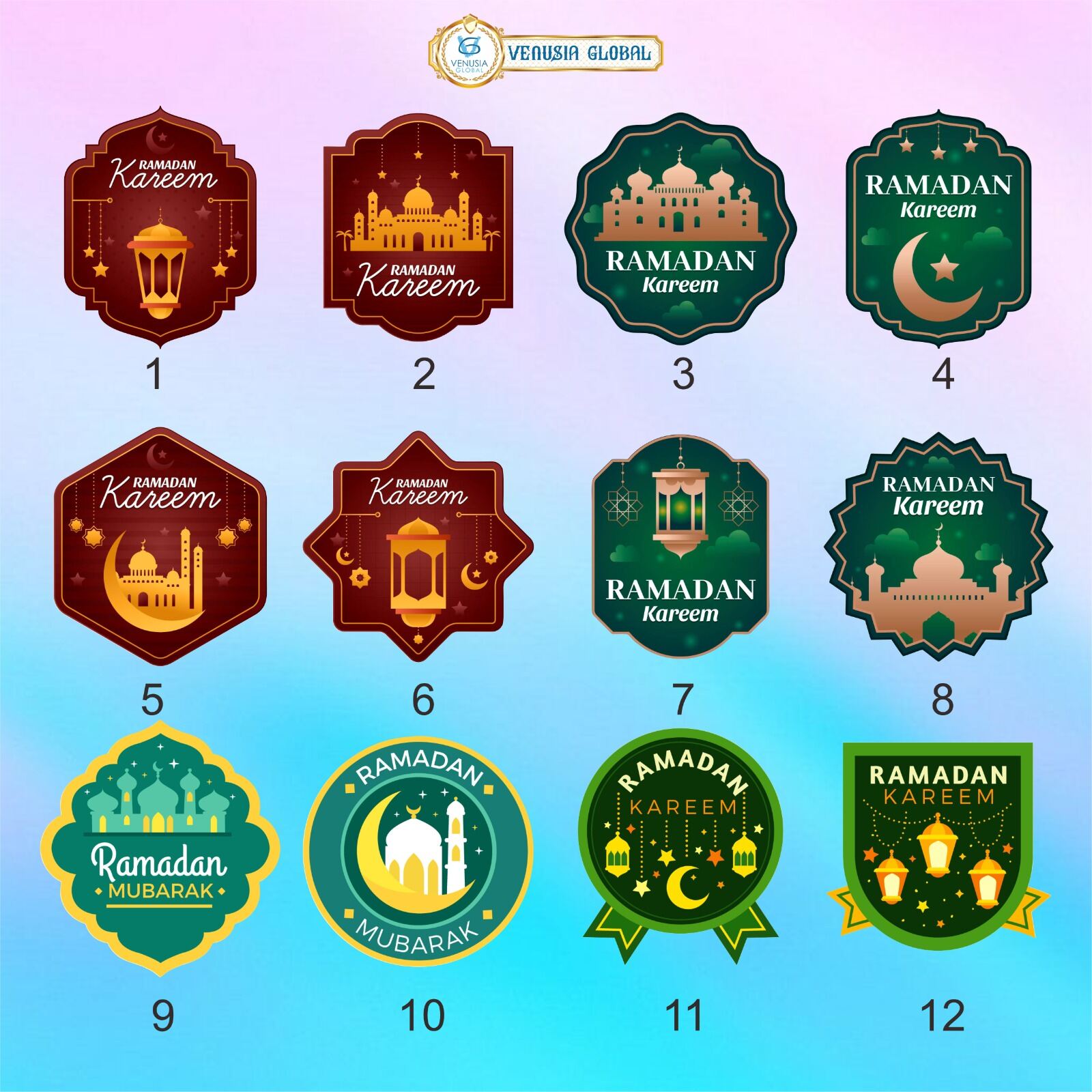 Stiker Toples Lebaran | Sticker Label Idul Fitri Free Desain | Lazada ...