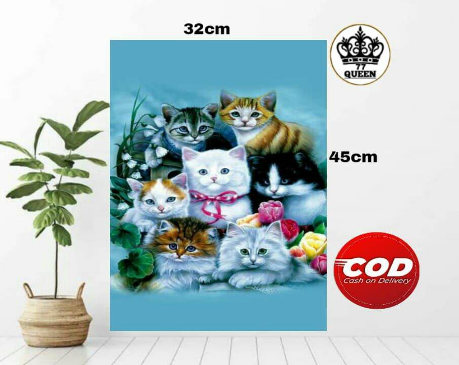 POSTER TEMA GAMBAR KUCING/POSTER DINDING TEMA KUCING/POSTER GAMBAR ...