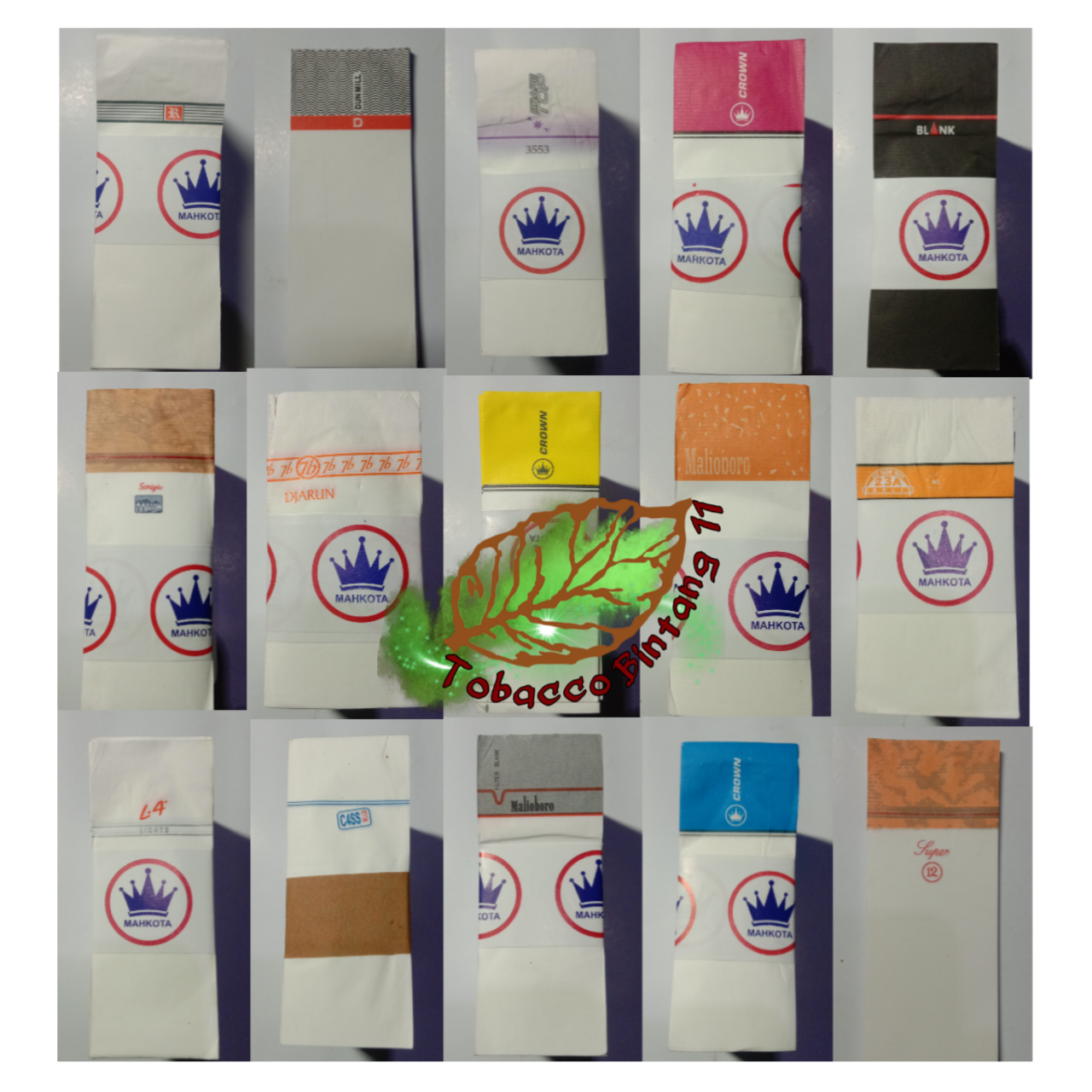 kertas papir linting tingwe mahkota manis. murah eceran. samporna mild ...