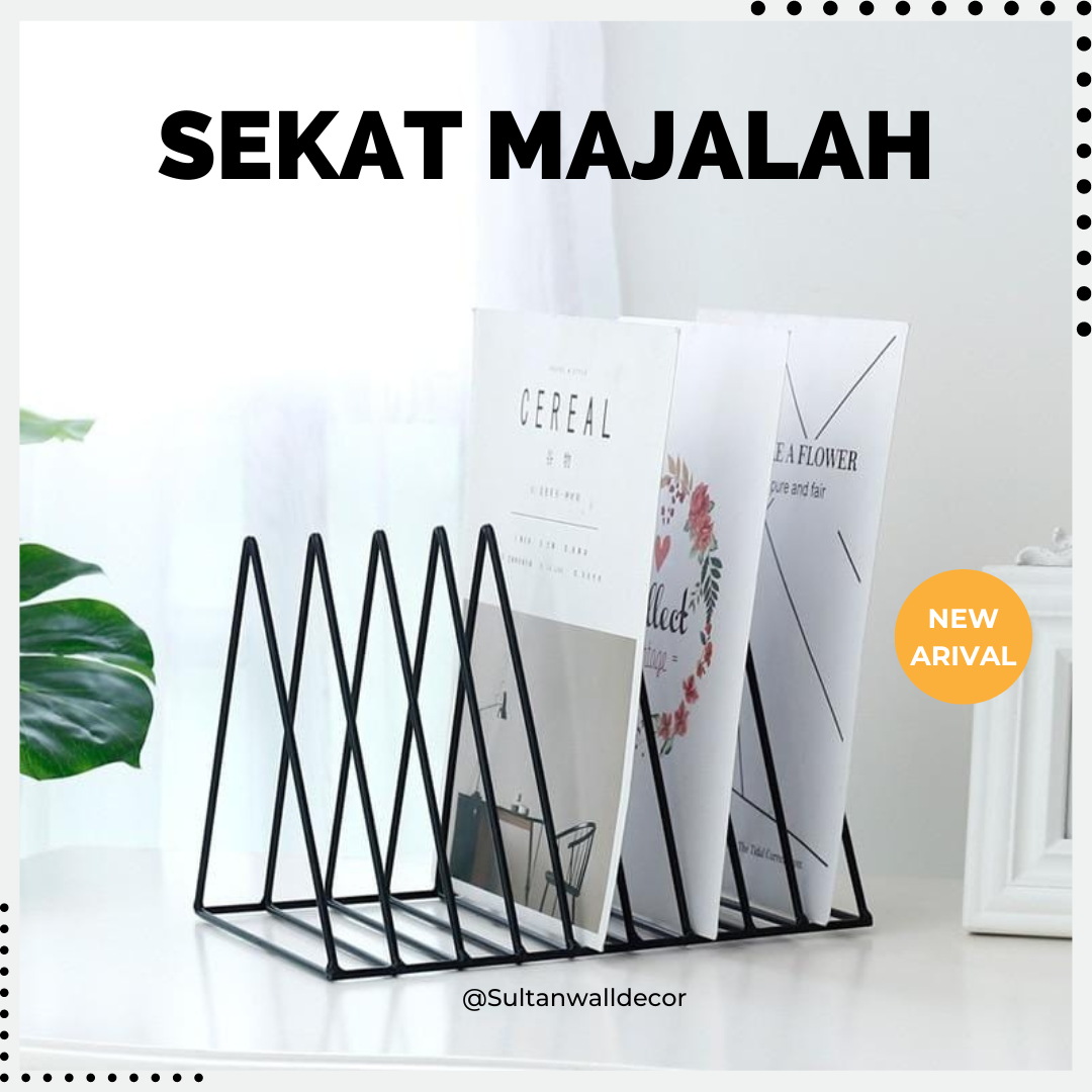 SEKAT MAJALAH RAK BUKU SERBAGUNA MINIMALIS FUNGSIONAL | Lazada Indonesia