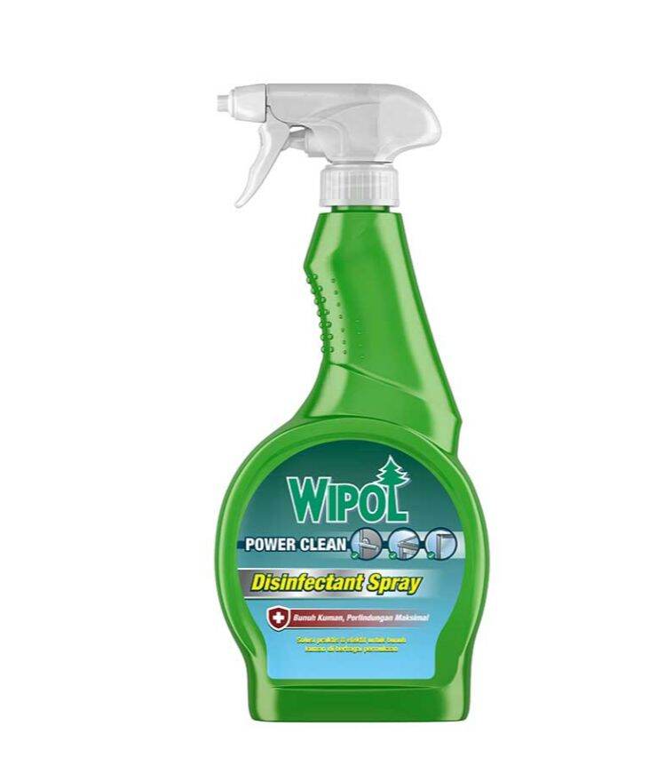 Wipol Disinfectant Spray Power Clean 500 ml | Lazada Indonesia