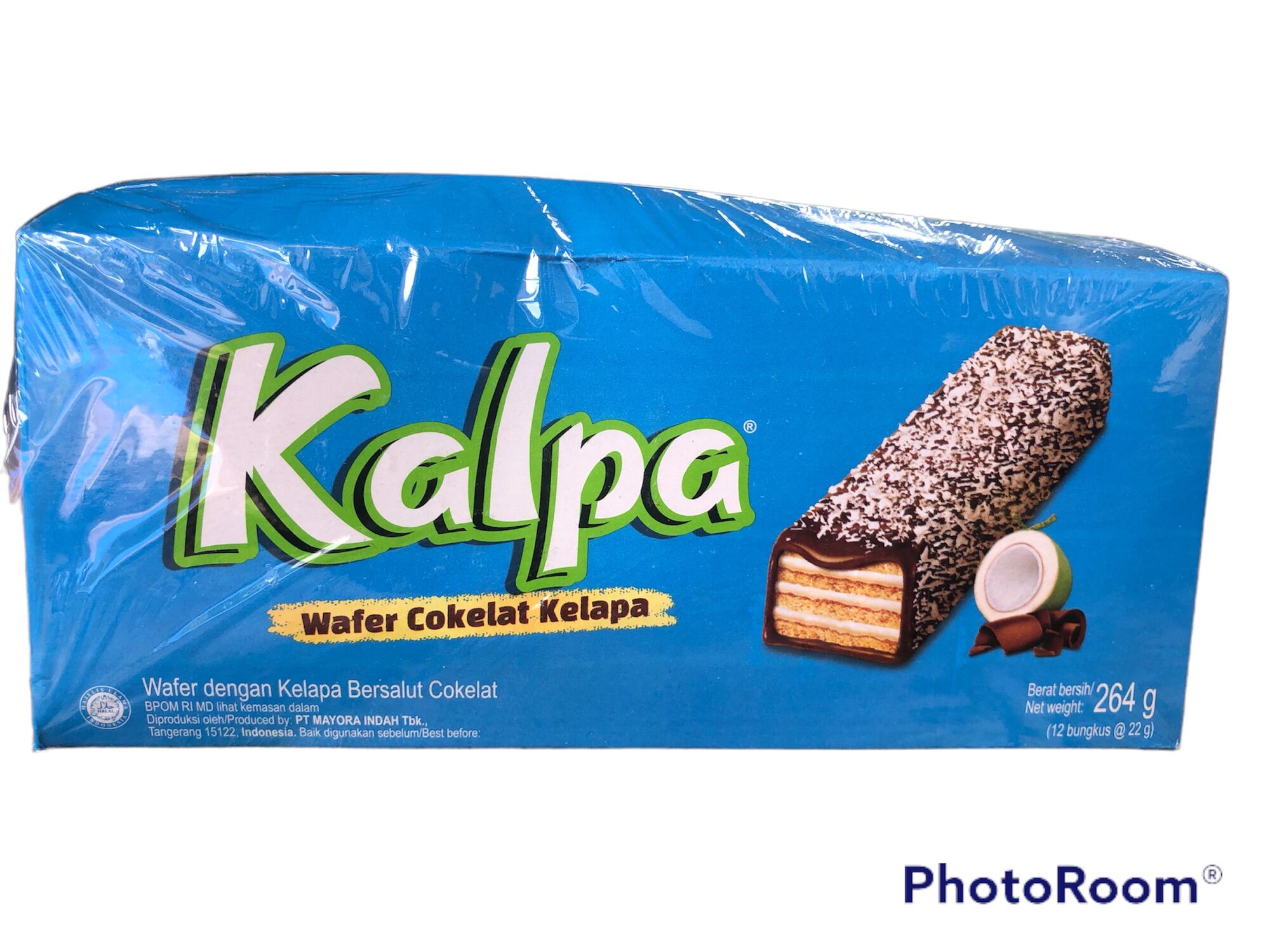 Kalpa wafer cokelat kelapa isi 12 bungkus 264gram | Lazada Indonesia