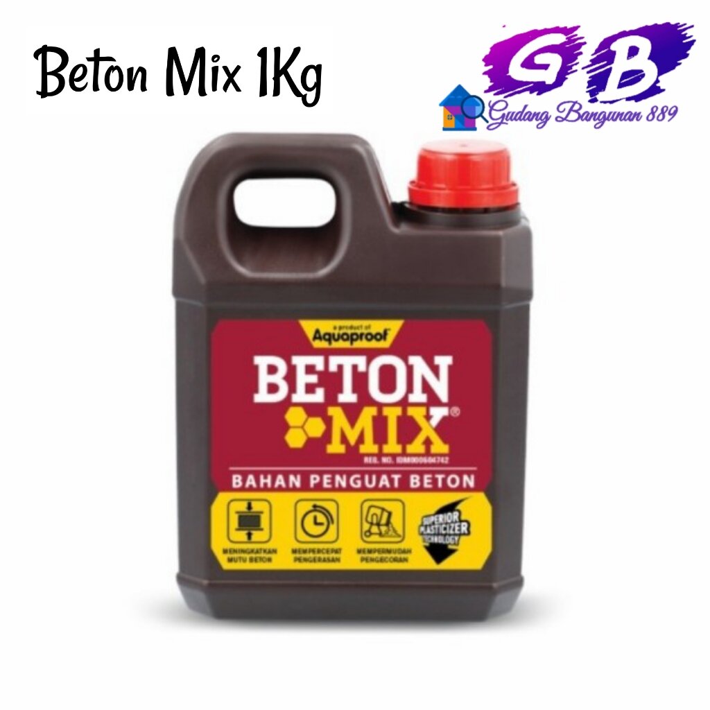 BETON MIX 1 KG / PENGERAS PENGUAT BETON COR / CAIRAN CAMPURAN SEMEN DAN ...
