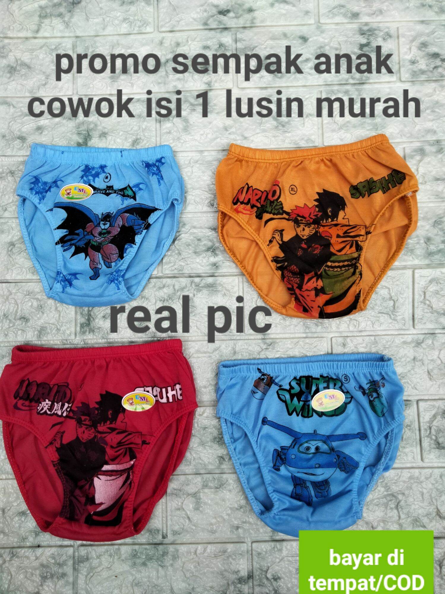 sempak anak cowok 1 lusin | Lazada Indonesia