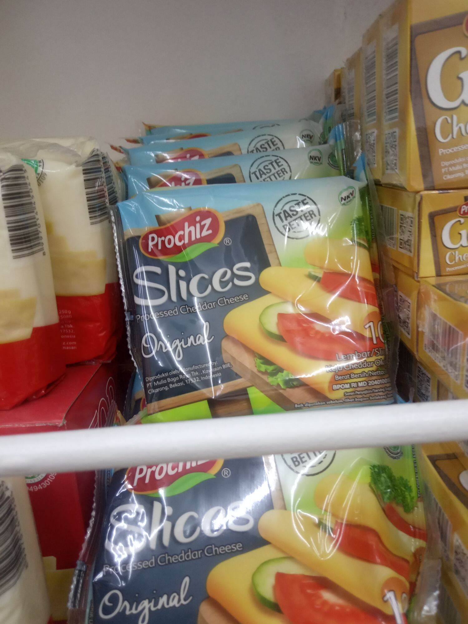 prochiz slices isi 10 lembar (processed cheddar cheese)original ...