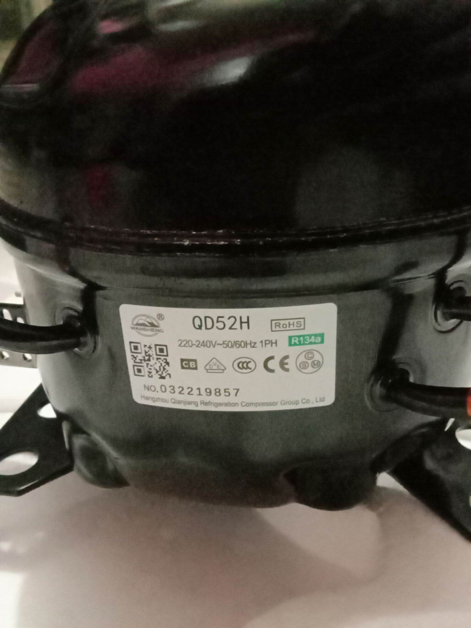 mesin kompresor kulkas 2 pintu showcase QD52H( frizer 200 sampai 300 ...